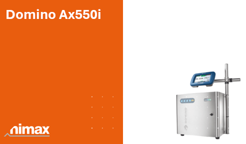 Domino Ax550i Continuous Inkjet Industrial Printer | nimax